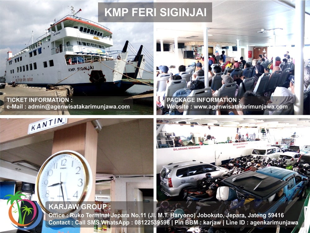 Kapal KMP Siginjai tujuan Karimunjawa • Agen Tour Karimunjawa